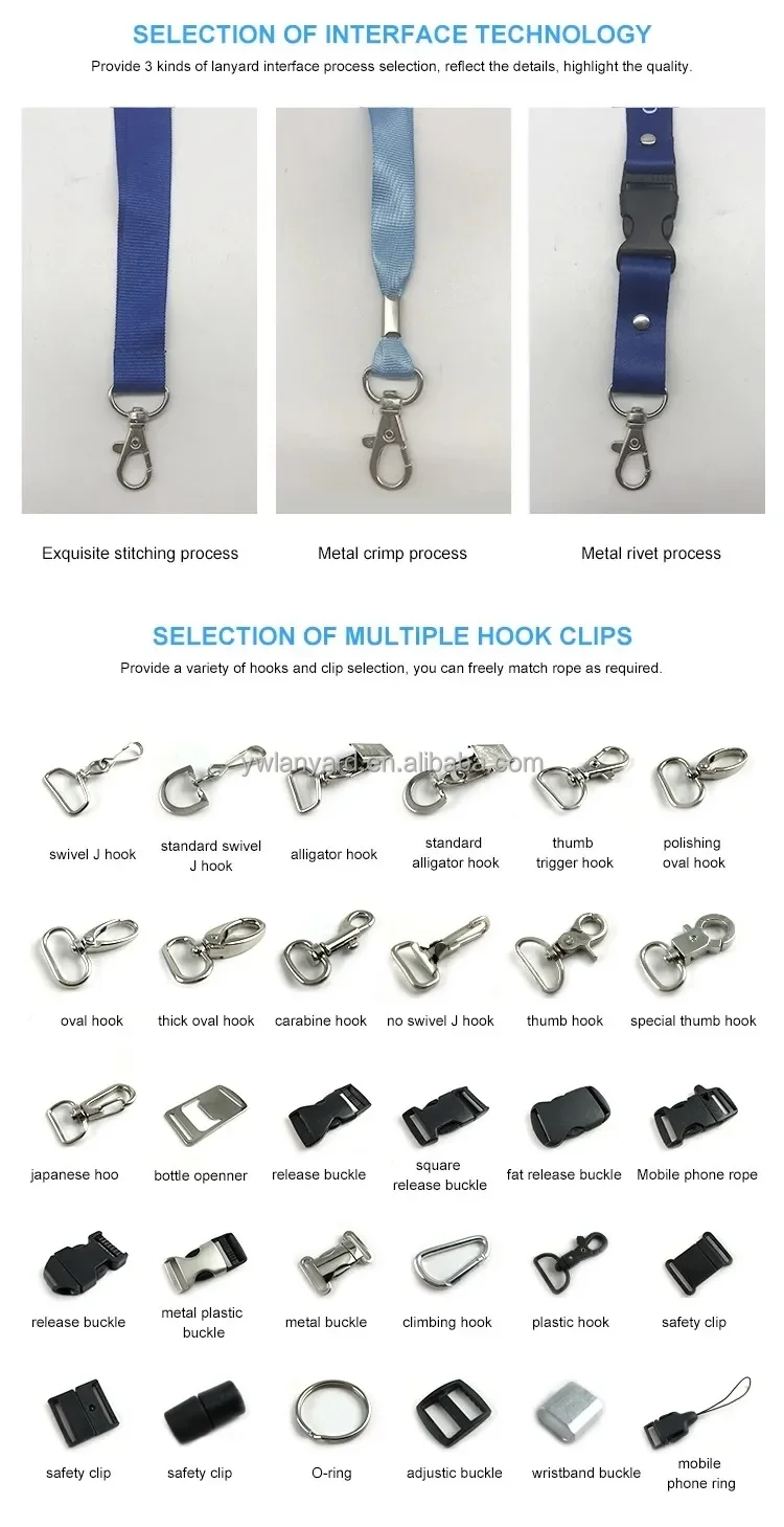 High Quality Retractable Lanyard Clips - Durable & Versatile