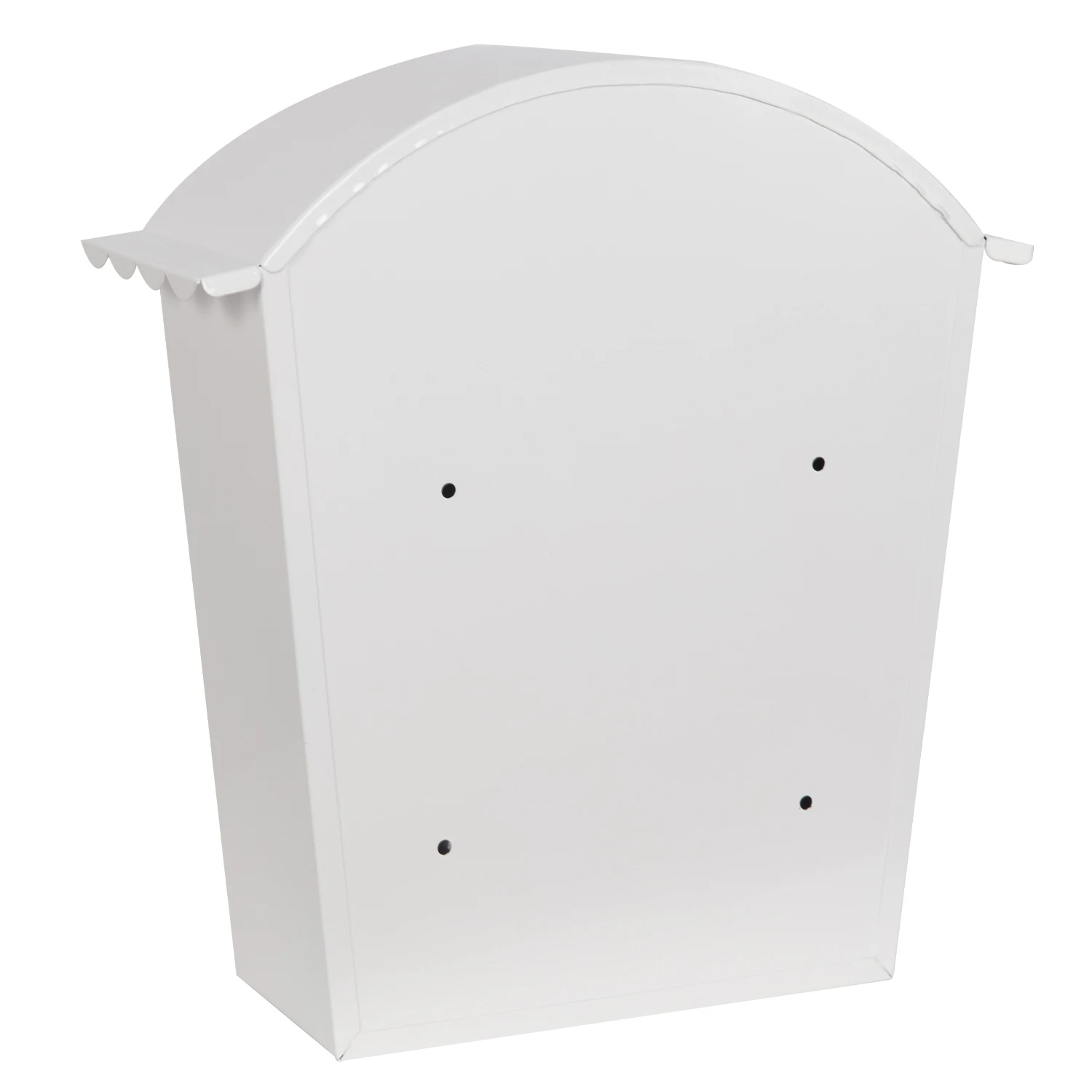 White Outdoor Mailbox Customized Wall Mounted Waterproof Mailbox Steel ...