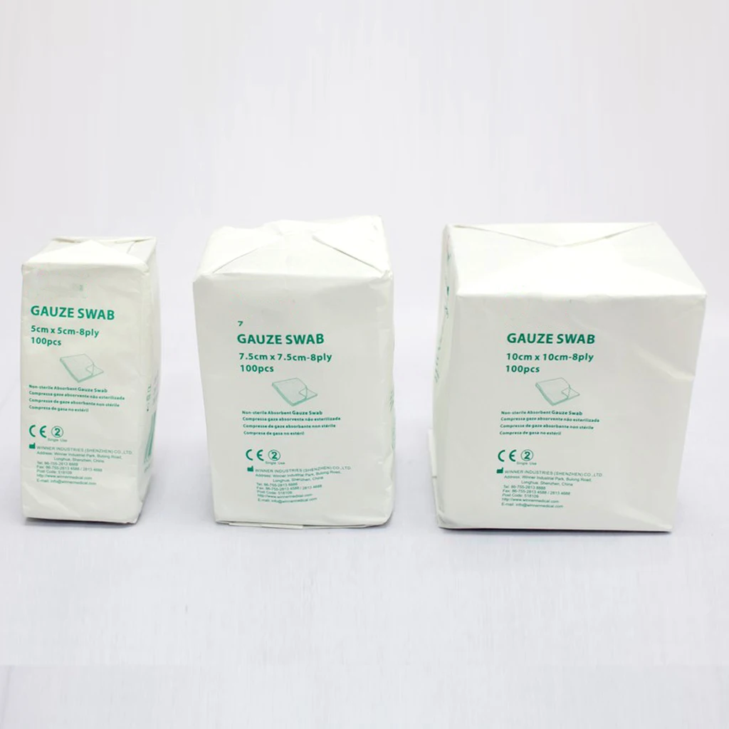 Medical Use Iso Standard 8*8 Cm Sterile Cotton Gauze Block Pieces - Buy ...