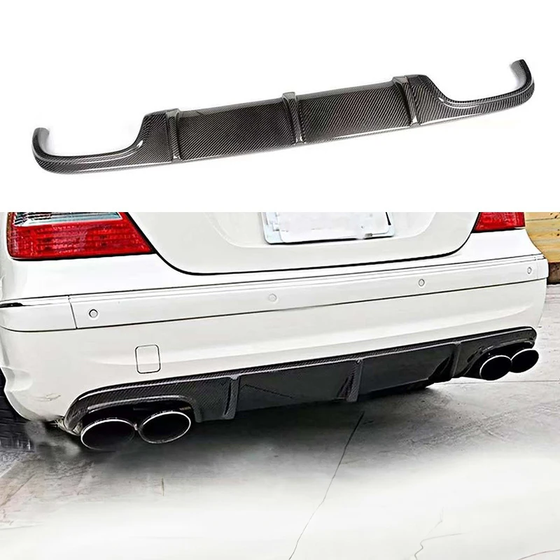 W211 Carbon Fibre Bodykit - Rear Bumper Diffuser Lip