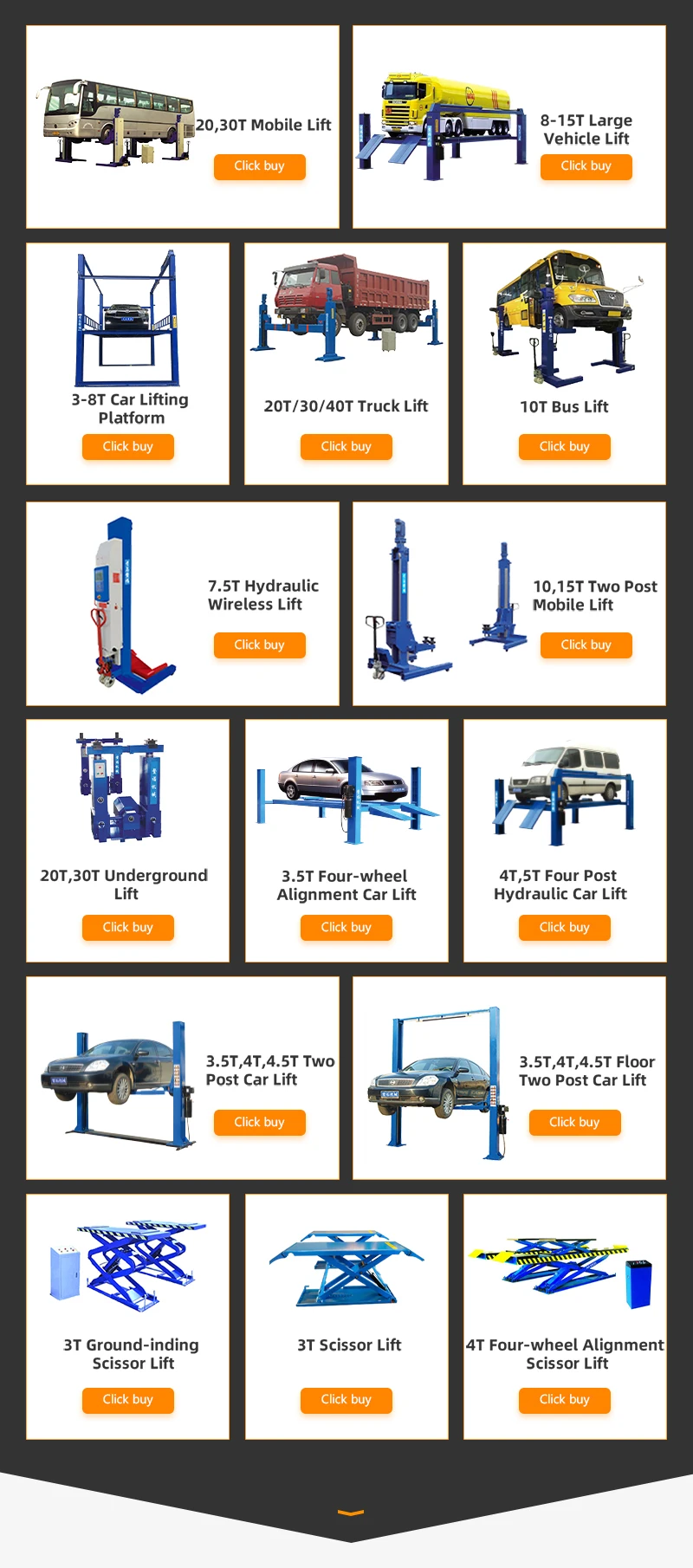 Hydraulic Cylinder Two Post Overhead Beam Car Lift 4000 Kg,4500 Kg,5000 ...