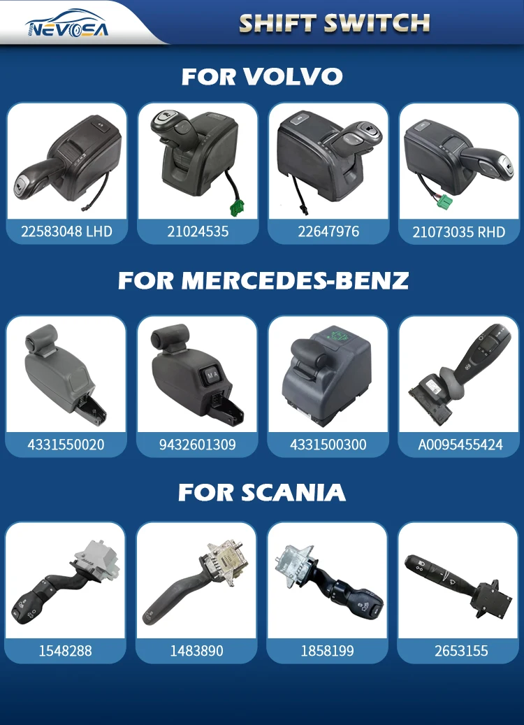 Nevosa Gear Shift Knob Steering Column Combination Shift Switch For ...