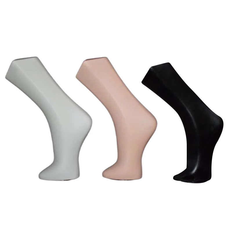 Wholesale Men Foot Mannequin Display Shoes Black/White Magnetic Plastic ...
