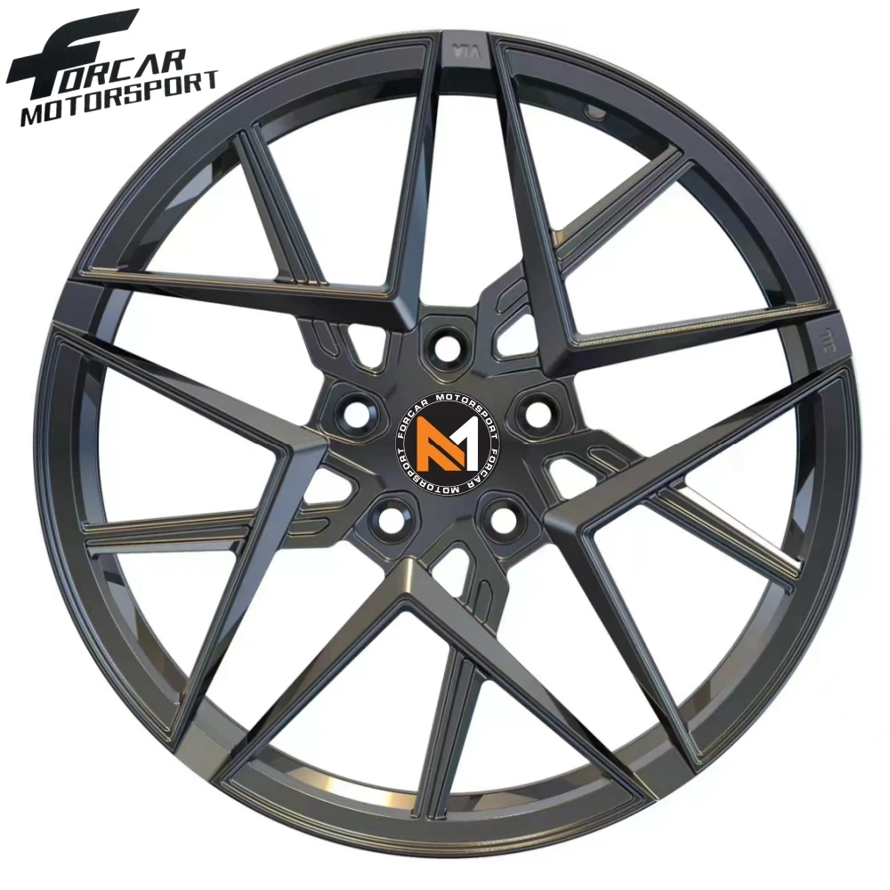 Forcar 17 18 19 Inch Grey Polished 5 Holes Custom High Quality Well ...