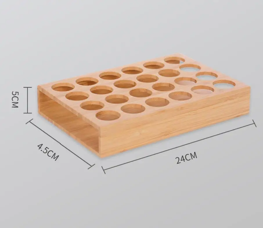 Bamboo Essential Oil Stand - Perfect for Display & Storage