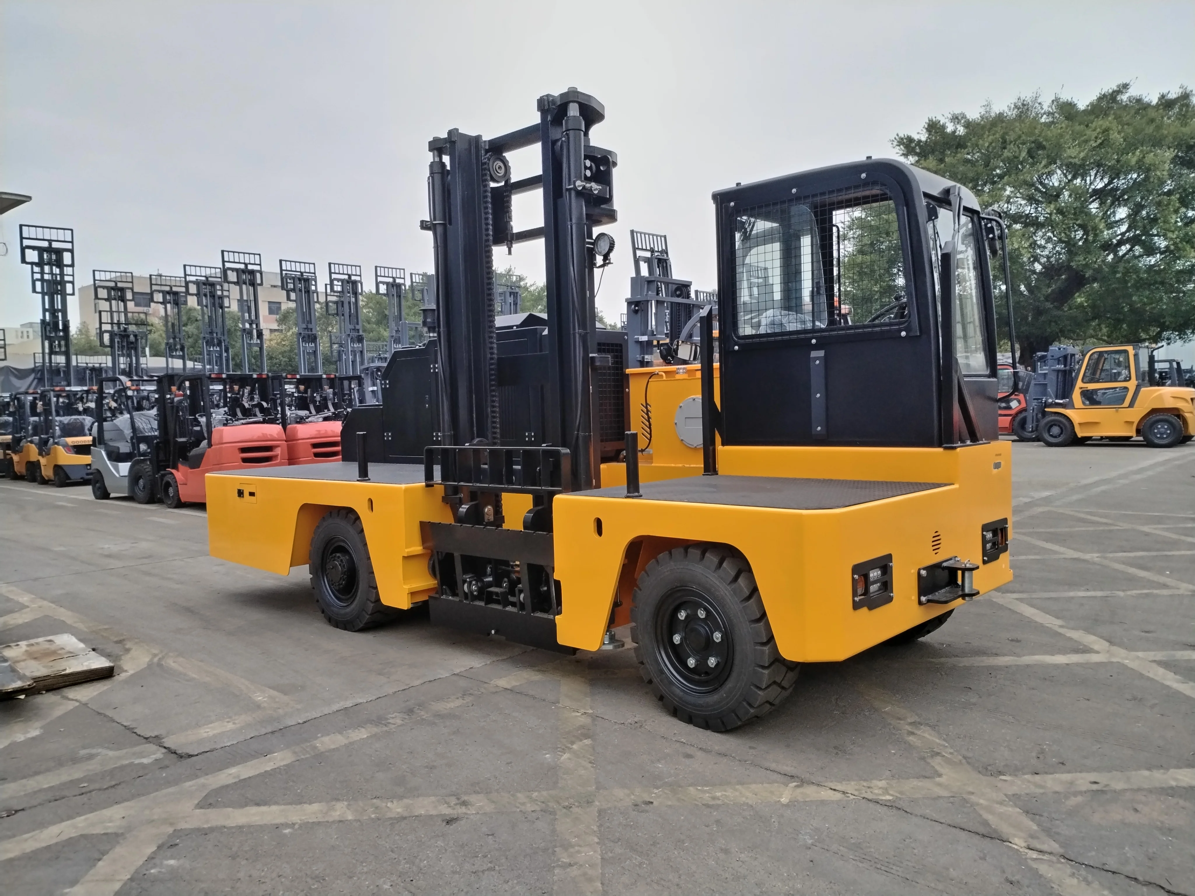 Diesel Montacargas De Carga Lateral 3 Ton 5 Ton 10 Ton Side Loading ...