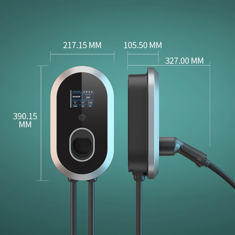 Home Smart Electric Vehicle (ev) Charger,48 Amp Level 2 Evse,Indoor ...