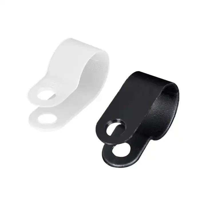 Fastener Nylon Plastic Cable Clamp (94v-2) R Type Cable Clamp High ...