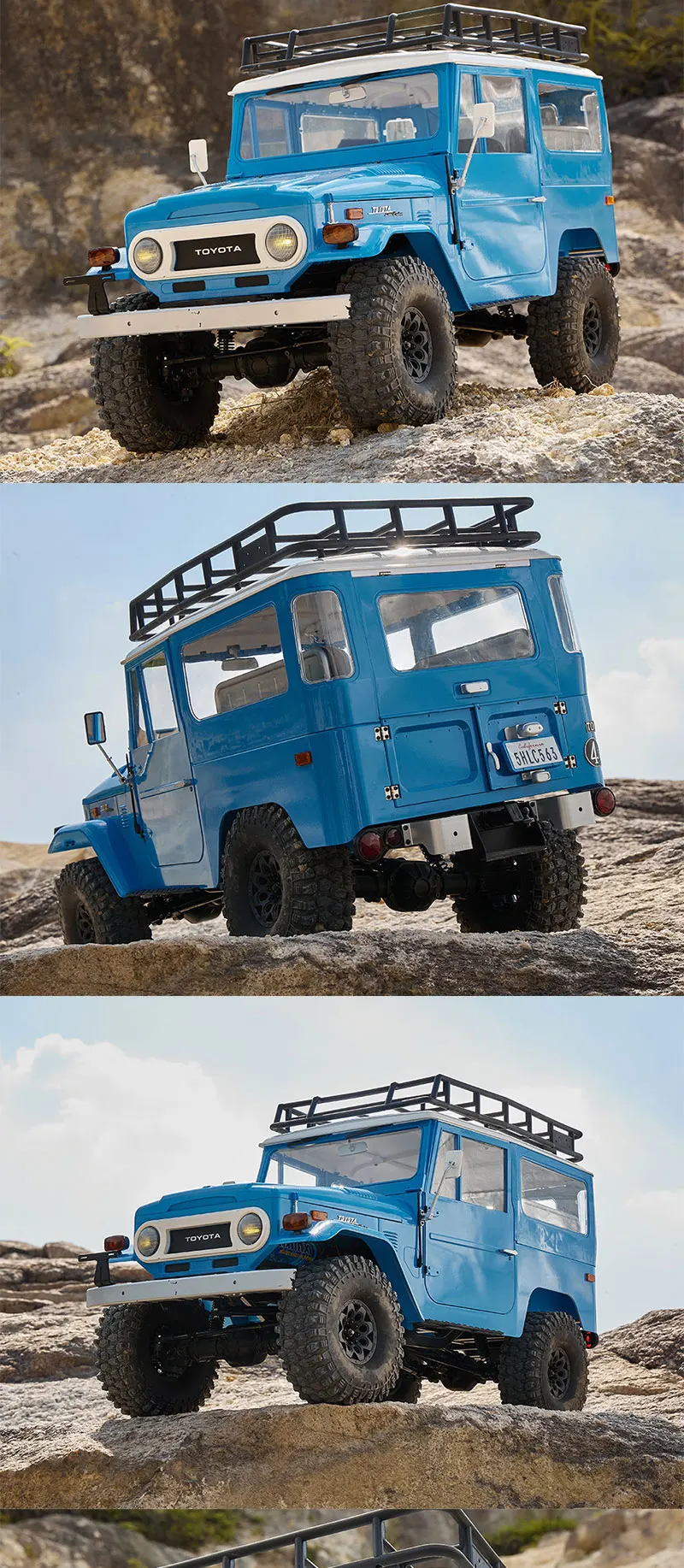 Wholesale Fms Fj40 Rs 1/10th Rc Crawler Toyoto Licensed 4wd 2.4g Model ...