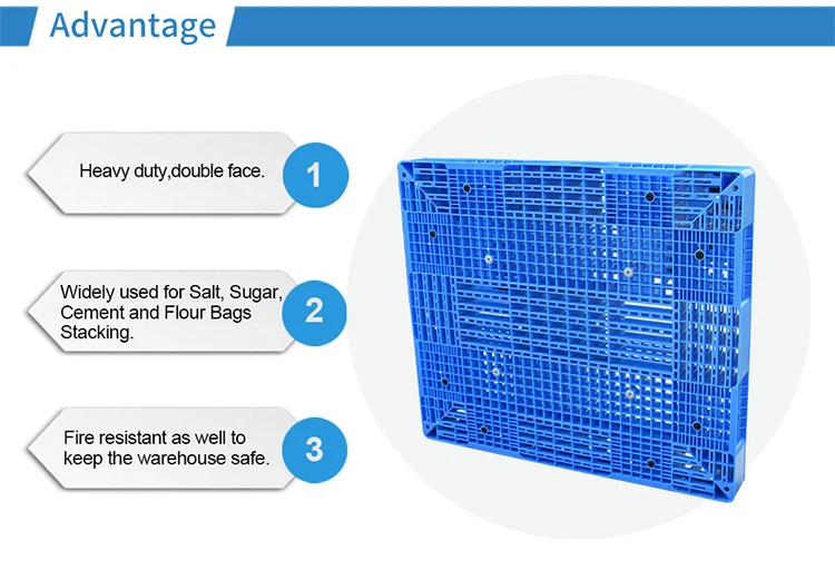 Six Runner Double Deck Full Perimeter with Low Weight Grid Plastic ...