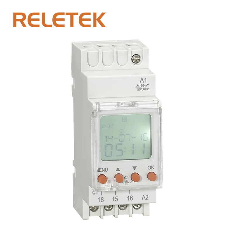Reletek Automatic Astronomical Time Switch Miniature Modular Relay ...