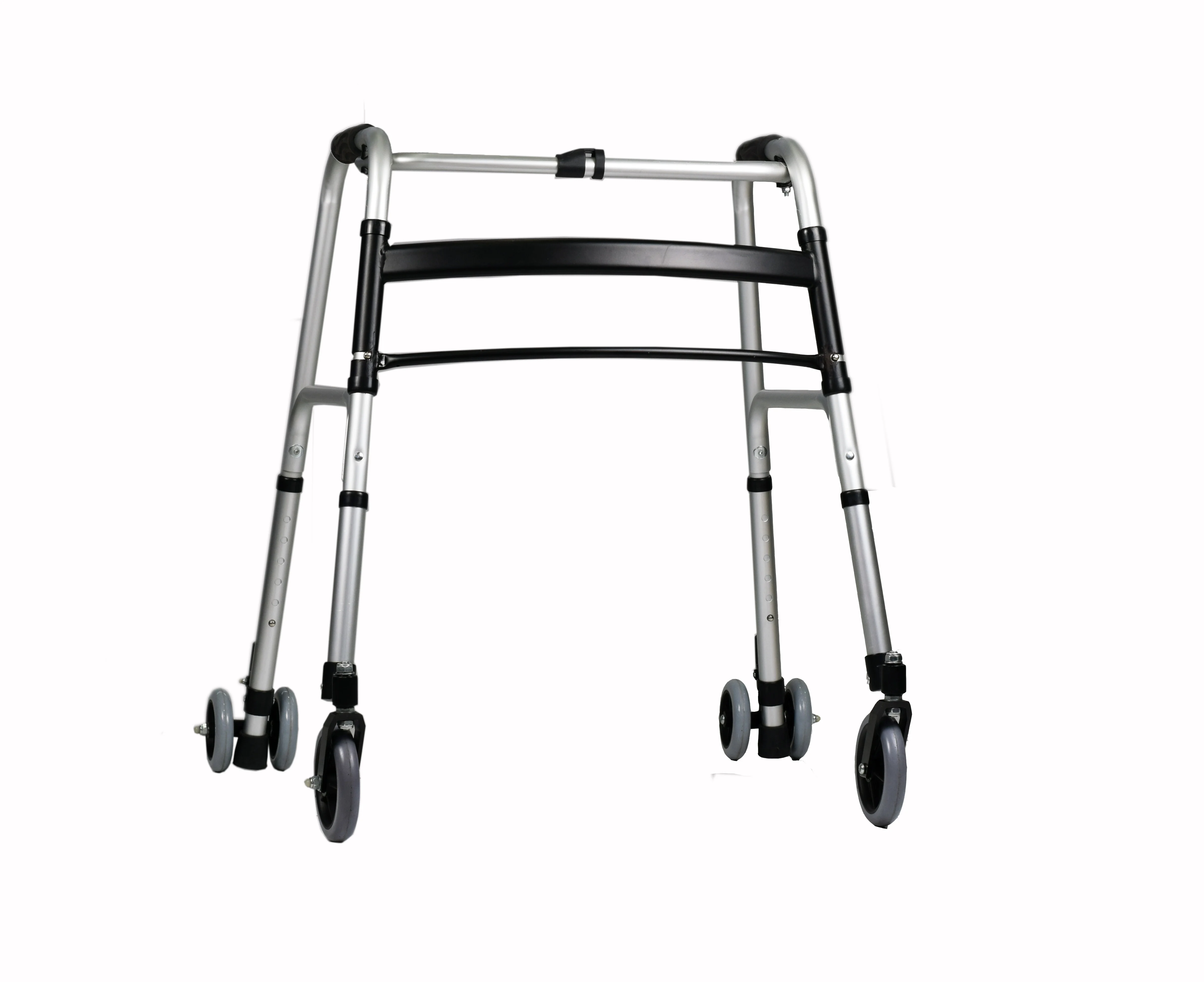 Folding Walker with Wheels, Rolling Walker, Front Wheel Walker ...