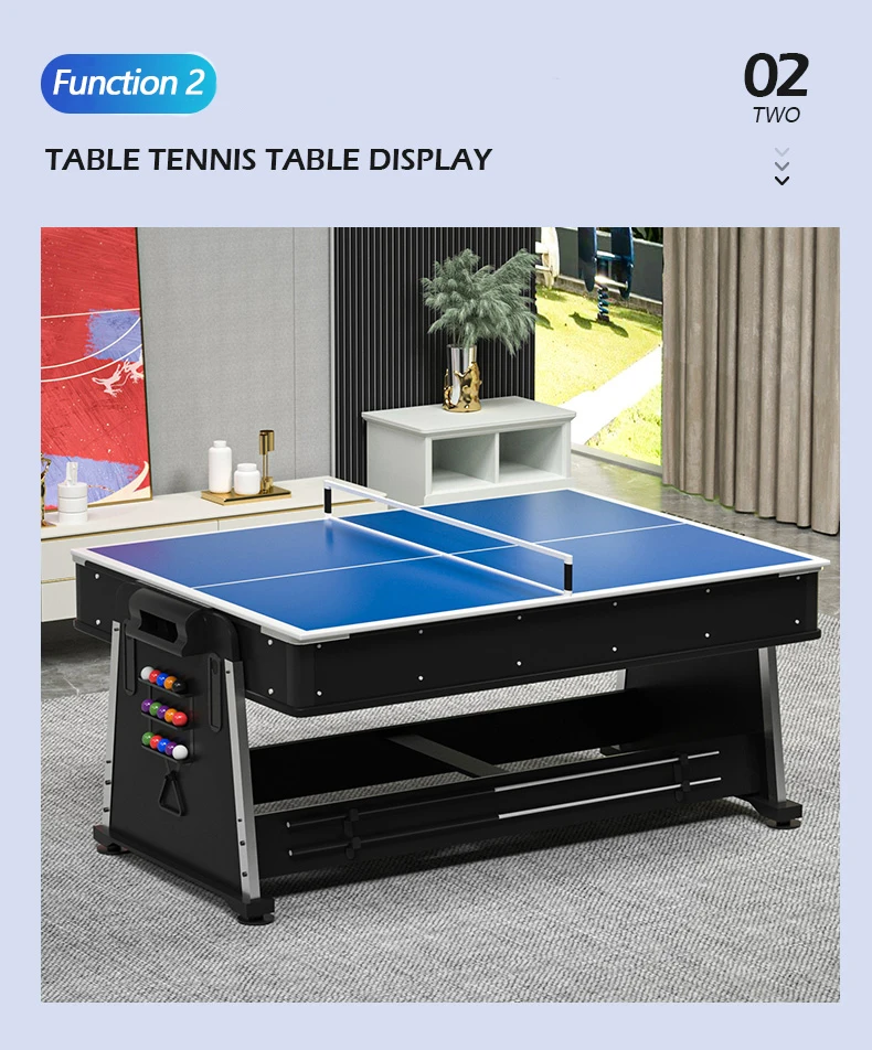7ft 4-in-1 Multi-function Pool Table With Oem Options