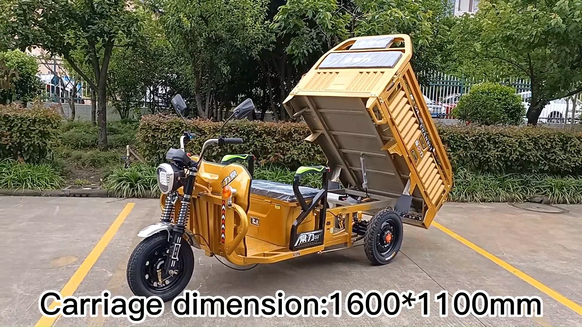 Chang Li Truck Powerful Motor Farm Use 1000wmotor 60v52ah Lead Acid ...