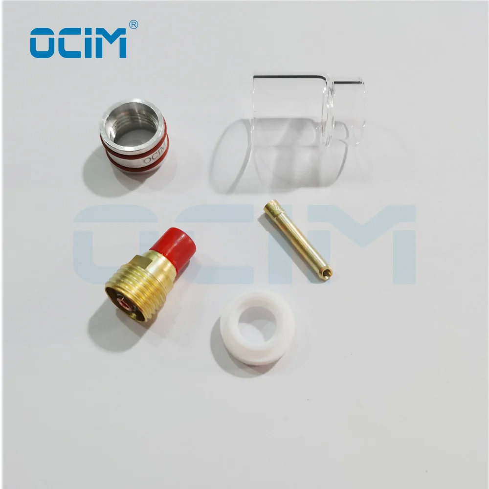 GL920 TIG Welding Torch Stubby Gas Lens Clear Glass Cup Set for WP9/20