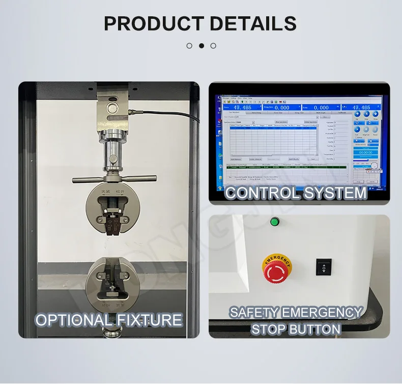 High Strength Tensile Compression Tear Testing Machine Universal ...