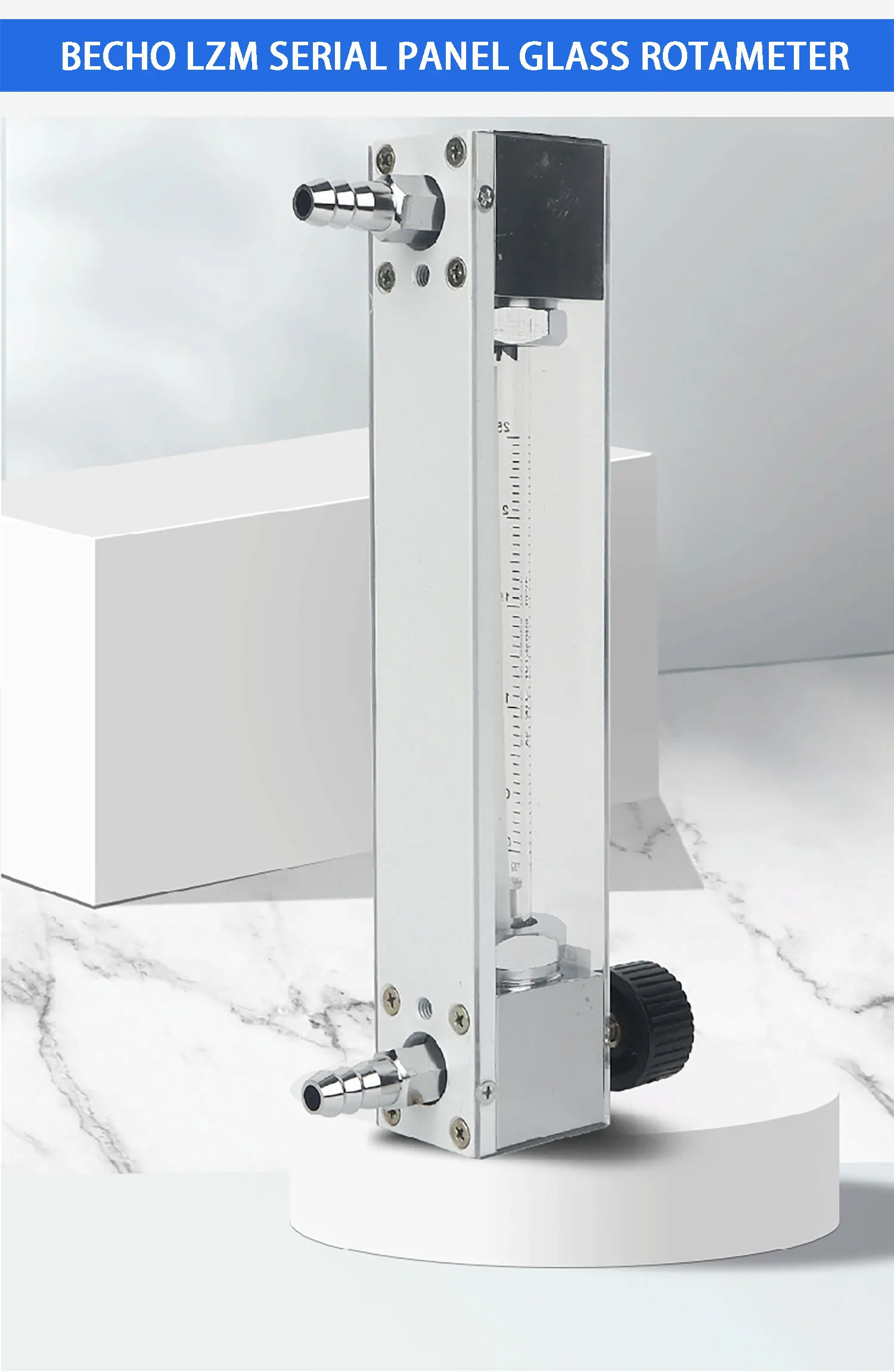 Becho LZM Serial Lpg air Water Digital Liquid Flow Meter Glass ...