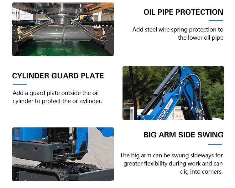 Rippa Mini Excavadora Crawler Micro Digger Small Excavation Machine ...