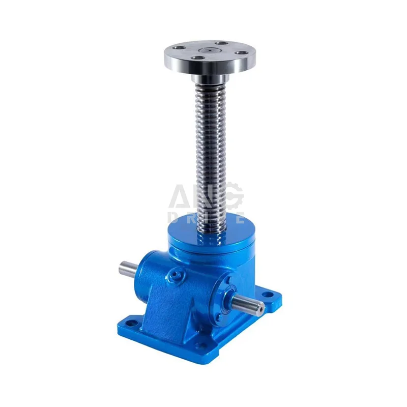 Bevel Worm Gear Mini Screw Jack - 1000mm, 1/8 or 1/24 Ratio