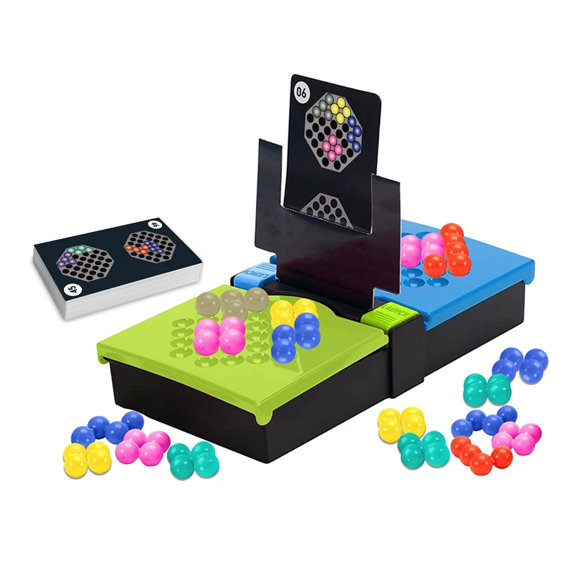 2 Players Kids Iq Puzzle Brain Teaser Board Game Pieces And Puzzles ...
