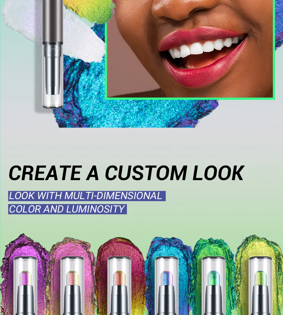 Private Label Double-Head Chameleon Eyeshadow Stick Long Lasting ...