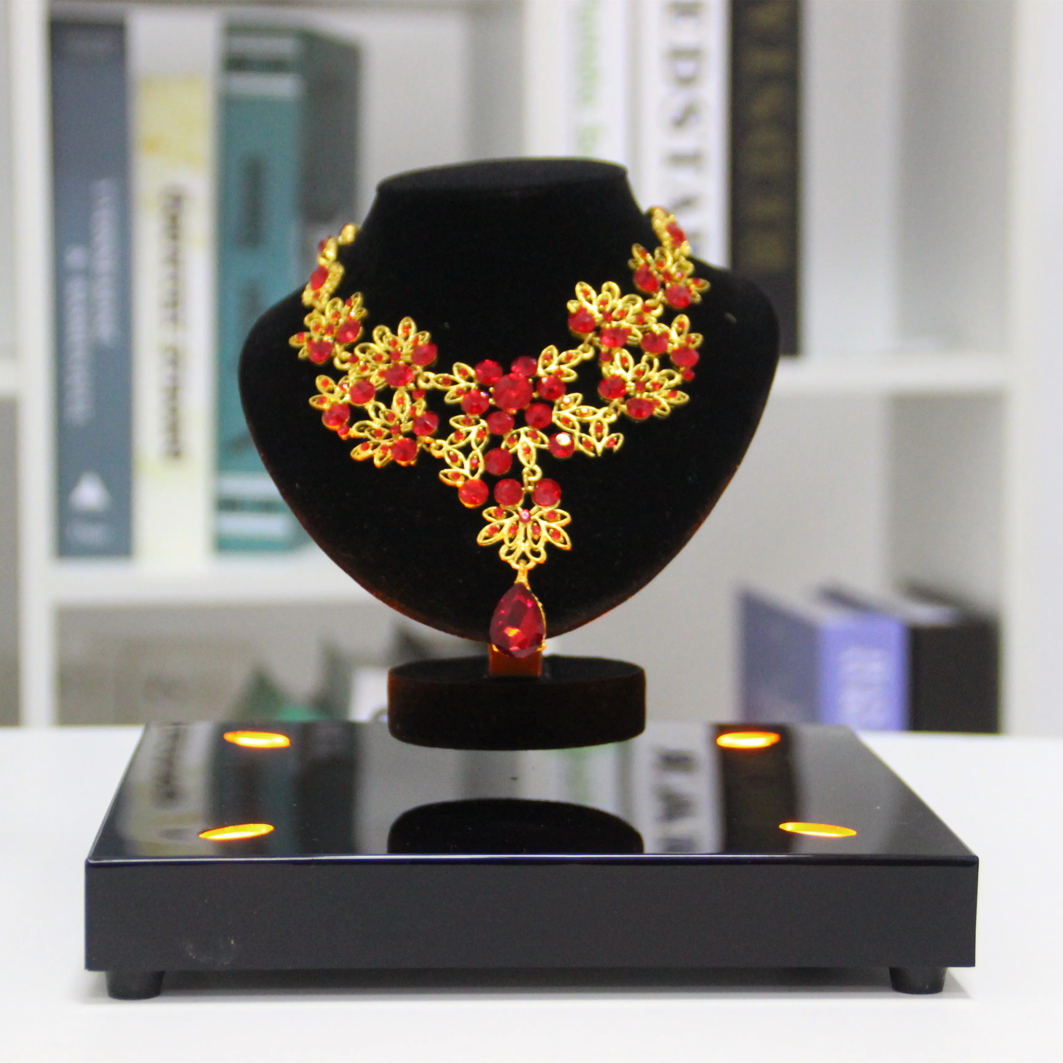 Hcnt Magnetic Levitation Display Stand Racks Floating Jewelry Holder ...