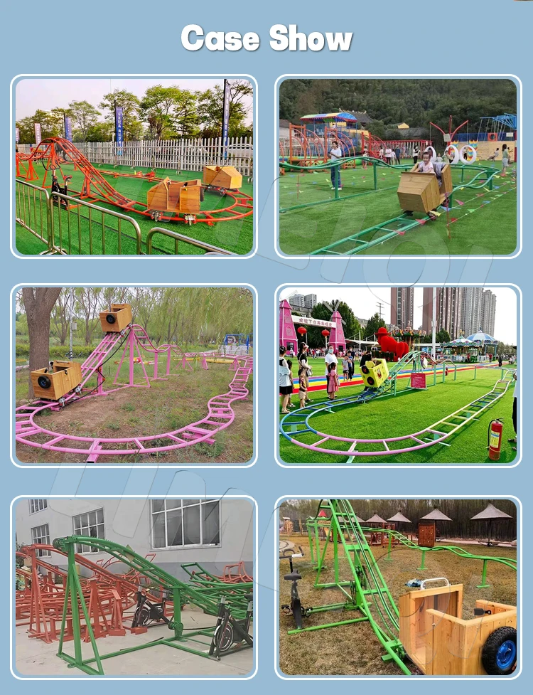 Fairground Attraction Kids Playground Unpowered Kids Roller Coaster ...