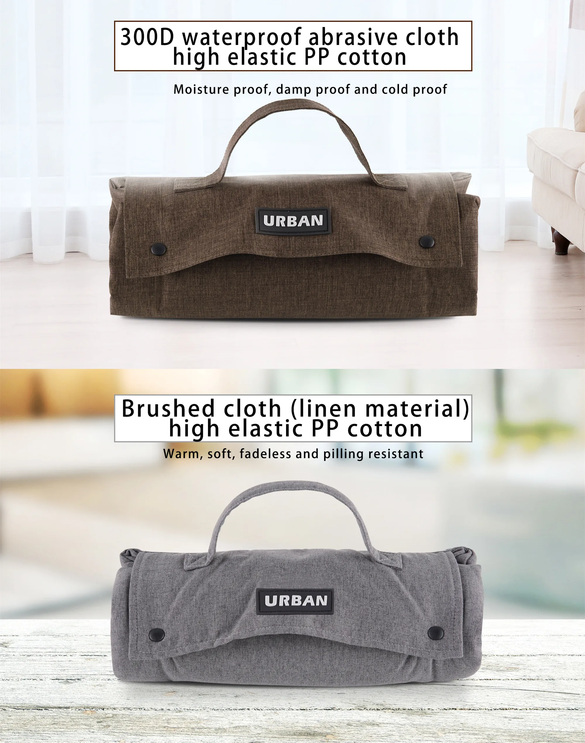 Outdoor Roll up Pet Mat - Waterproof & Portable Dog Bed