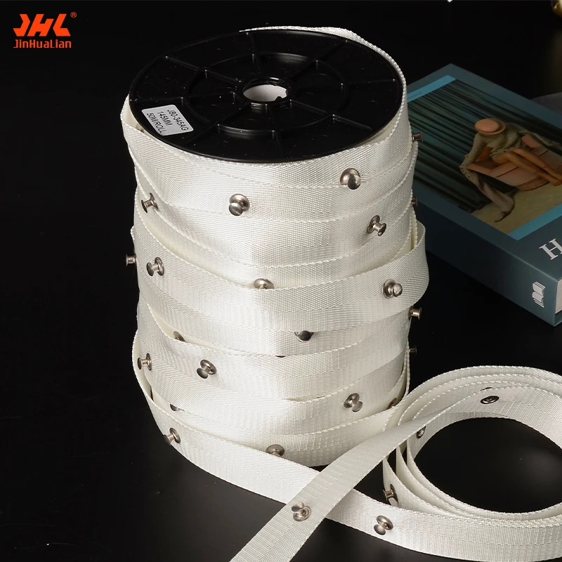 Curtain Tape Polyester Yarn Clear Wave and Plastic Hooks for Hanging ...