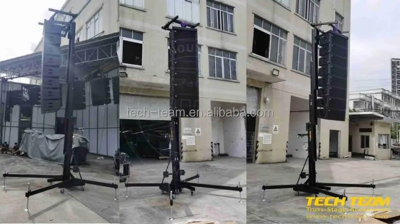 6.5m Speaker Lift Line Array Crank Stand for Sale - TECH TEAM