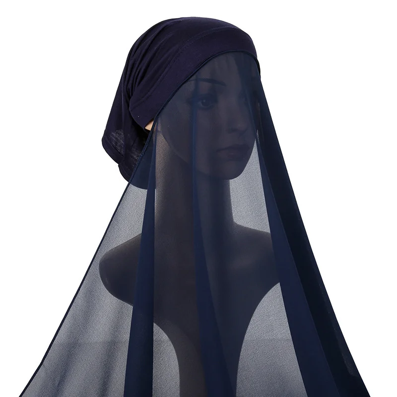 New Launched Muslim Double Triangular Hijab Joints Undercap Instant ...