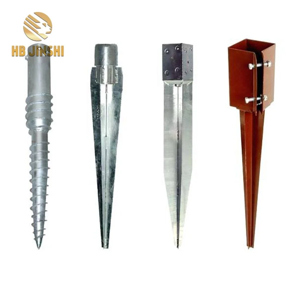 Alibaba.com: Galvanized Ground Screw Pole Anchor | Fence Post Spike ...