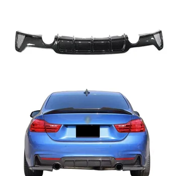 Car Carbon Fiber Rear Bumper Diffuser Mp Style For Bmw 4 Series F32 F33 ...