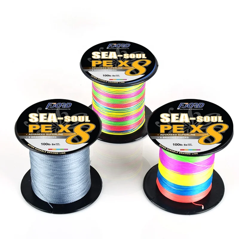Fjord In Stock Or Customizable 500m Multicolored 8 Strand 100% Pe ...
