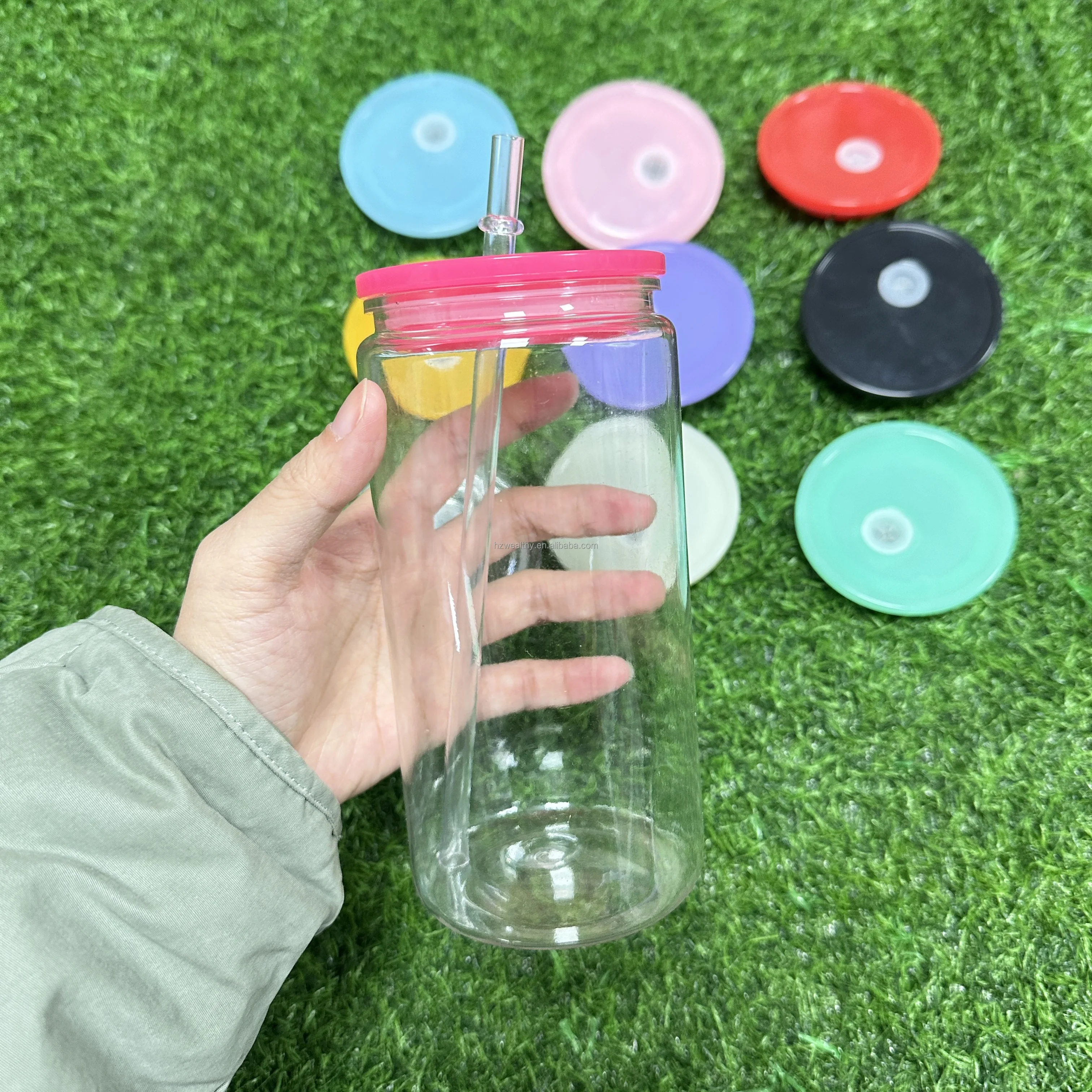 Us Warehouse Recyclable 16oz Plastic Acrylic Beer Soda Can Clear ...