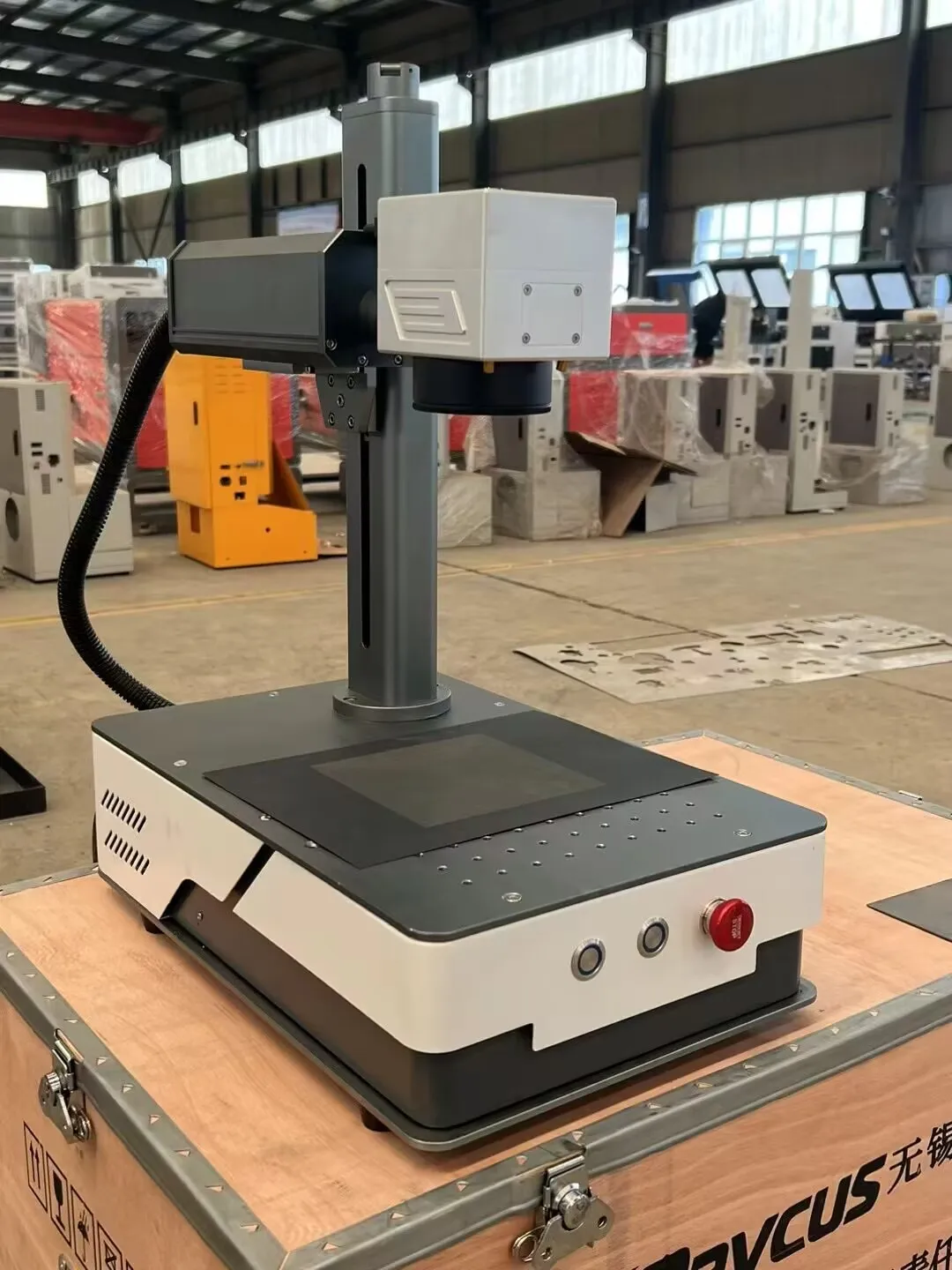 Inexpensive Fiber Laser 30W Raycus 30QS Marking Machine with 110mm ...