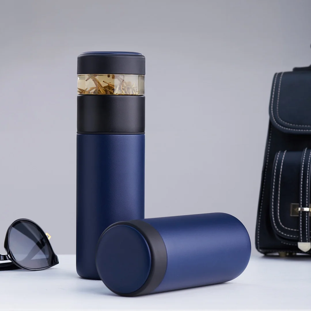 Funjia Portable Travel 520ml Tea Infuser Mug Stainless Steel Water Tea ...