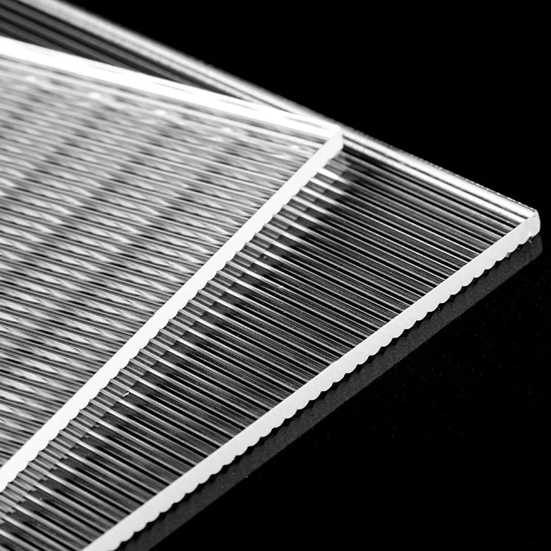 Customized Stripe Textured Acrylic Sheets - HMC Quality