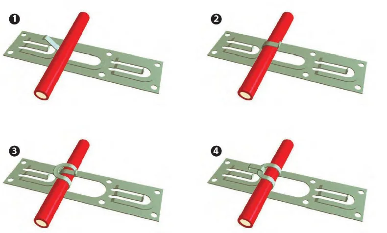 Stainless Steel Metal Floor Heating Cable Fixing Clip Cable Clamp Floor ...