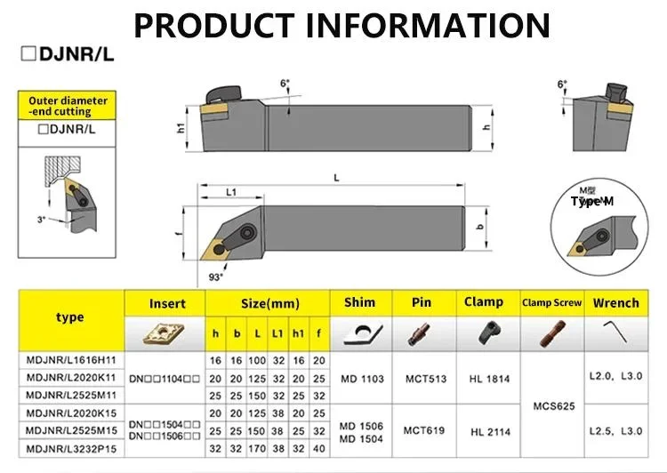Cylindrical Turning / Bore Machining HSS CNC Turning Toolholder Spring ...