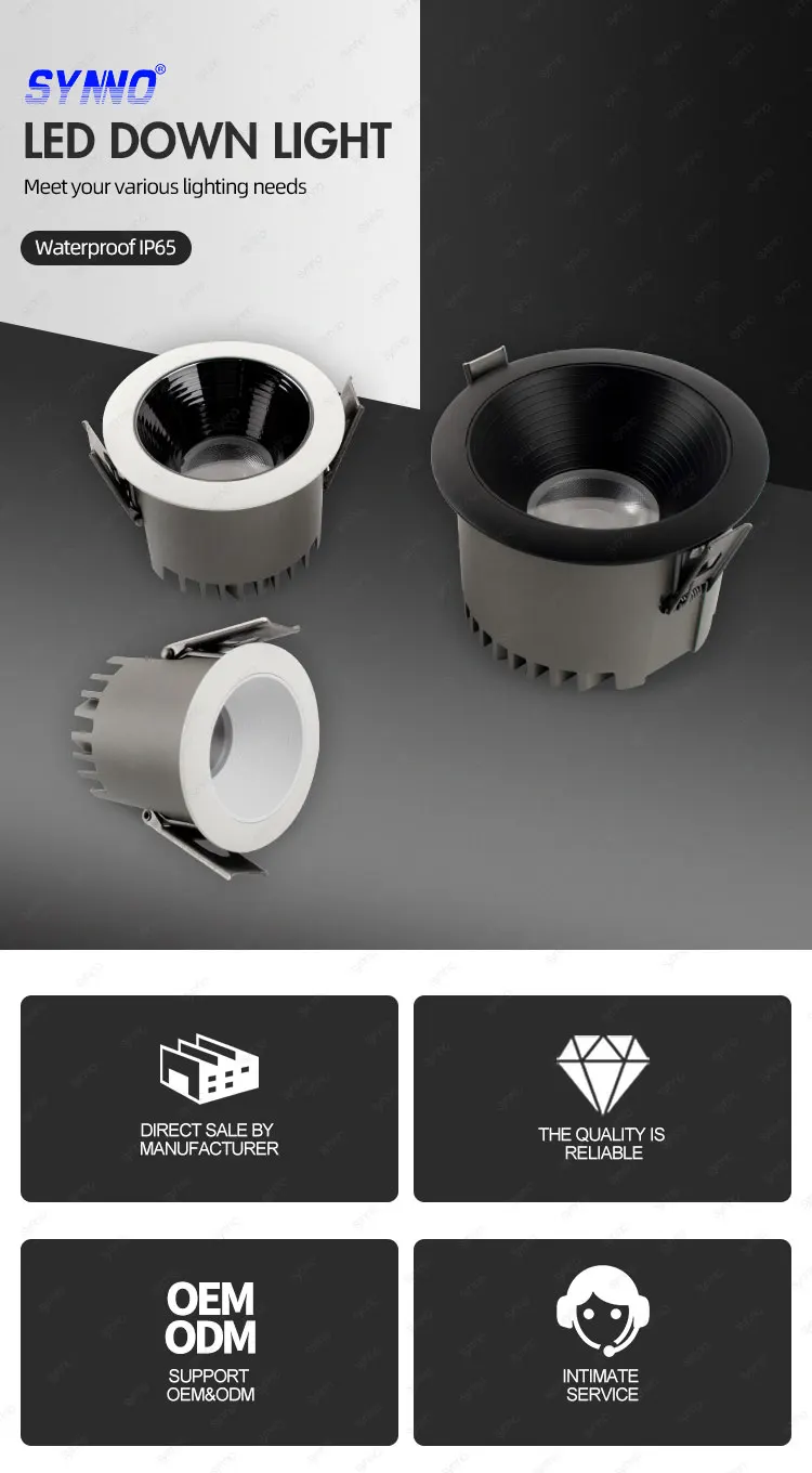 High Quality Ip65 Waterproof Aluminum Commercial Lighting Embedded ...