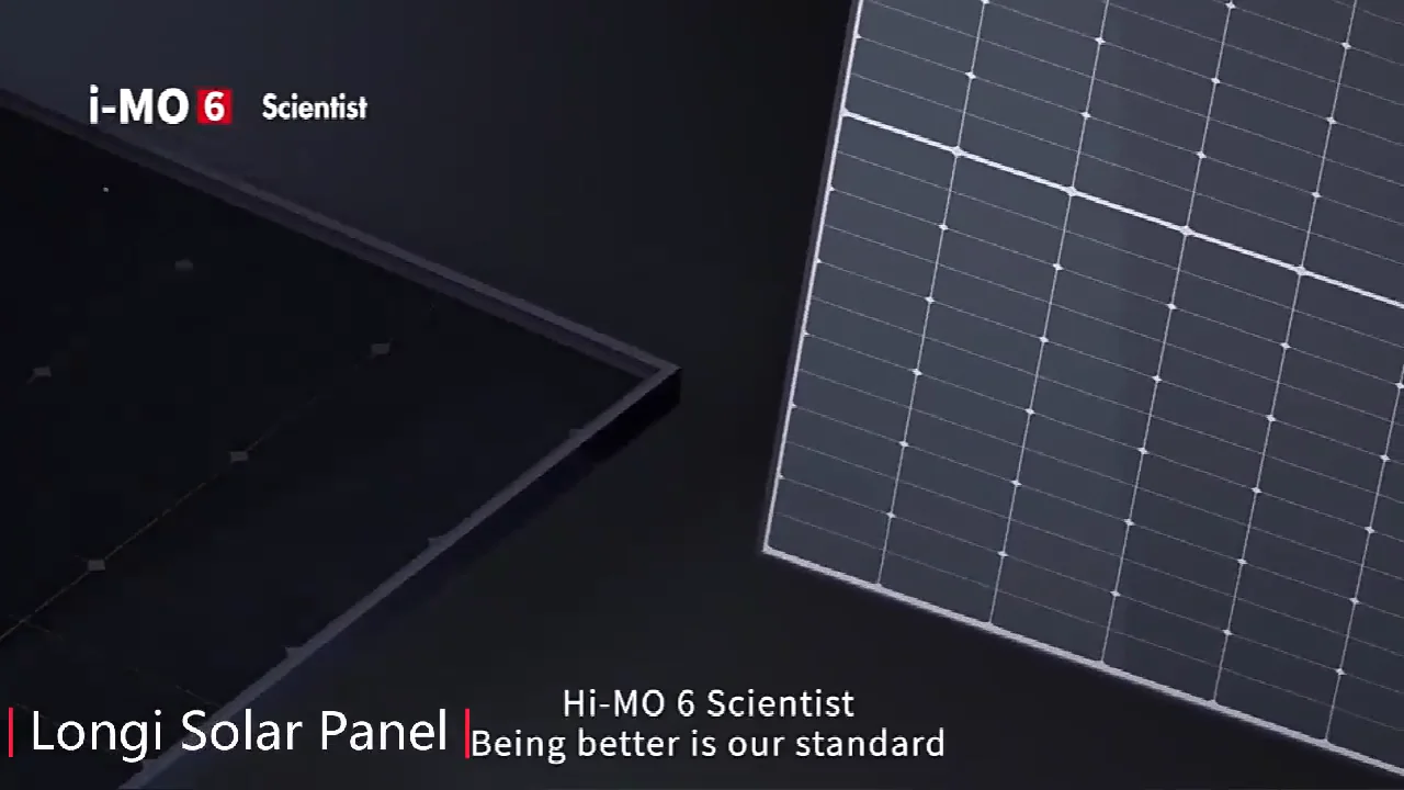 Longi Solar Hi Mo 6 Scientists Lr5-54htb All Black 440w 450 Wp Pv Module Longi 450w Solar Panel ...