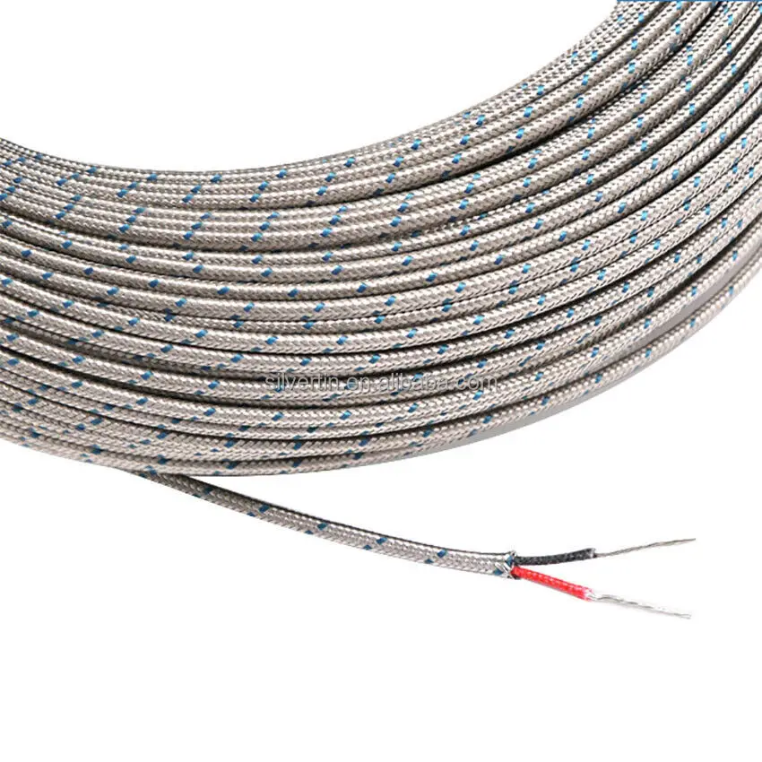Chromel Alumel Thermocouple Wire - Double Fibreglass Insulated