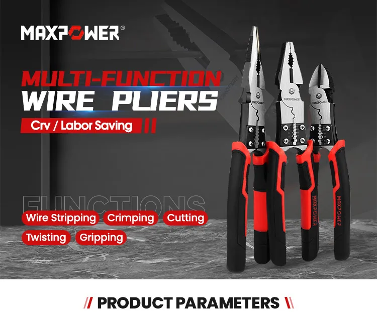 5 in 1 Wire Cut Plier MAXPOWER - Versatile Tool for Wiring