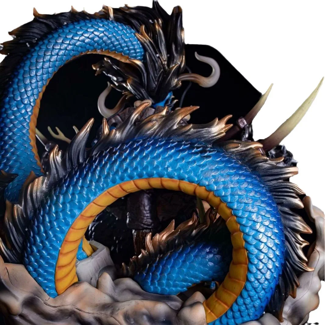 50cm 19.68inches Huge Oned Piece Kaido Blue Dragon Figure Pvc Resin ...