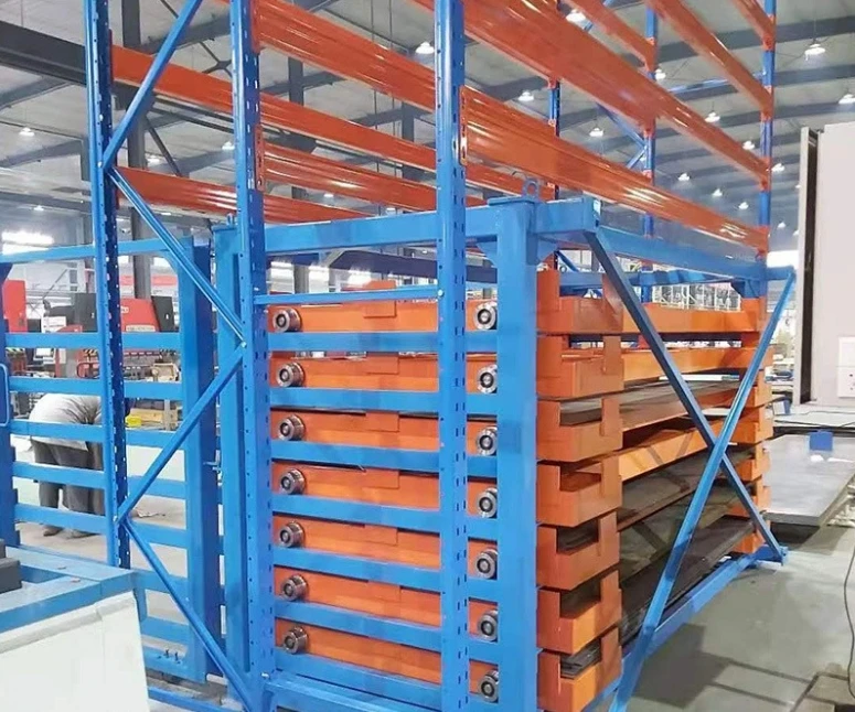 EBILTECH Heavy Duty Roll Out Sheet Rack - Customizable Storage