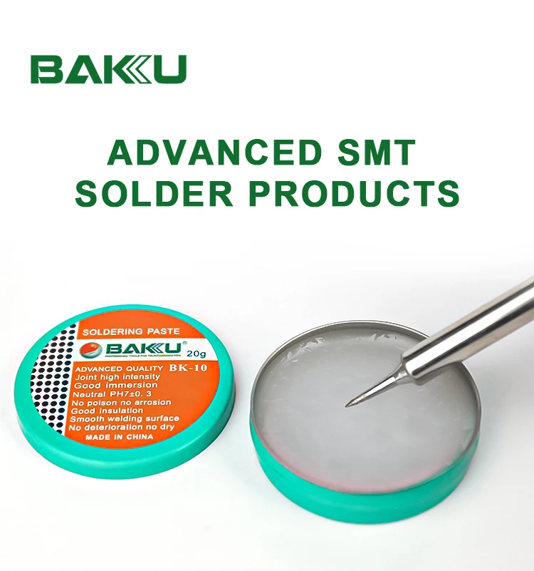 Baku Bk-10 Diy Welding Solder Flux High Performance Paste Flux Solder For Chip Implant Tin - Buy ...