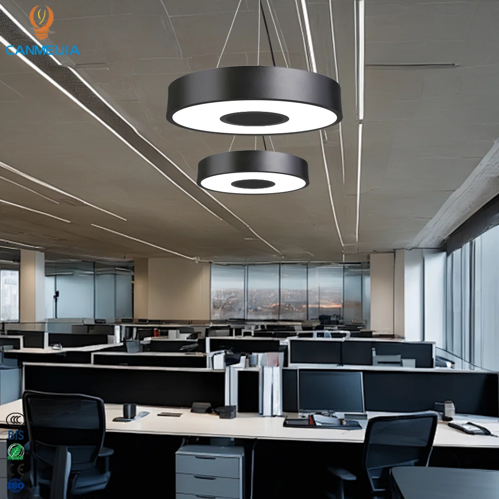 For Office Commercial Hanging Lamps Lighting Led Decorative Iron ...