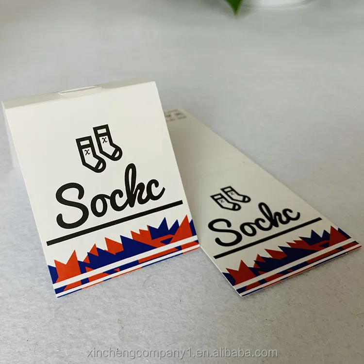 High Quality Luxury Wholesale Custom Printed Folded Socks Packaging ...