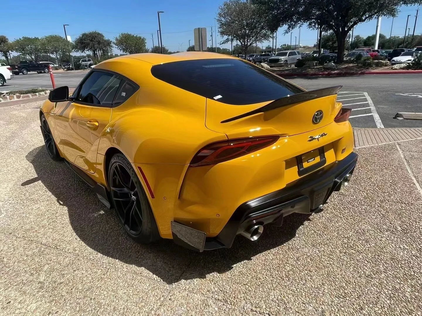 For 2020+ Toyota Supra A90 A91 Mk5 Mkv Edition Style Carbon Fiber Rear ...